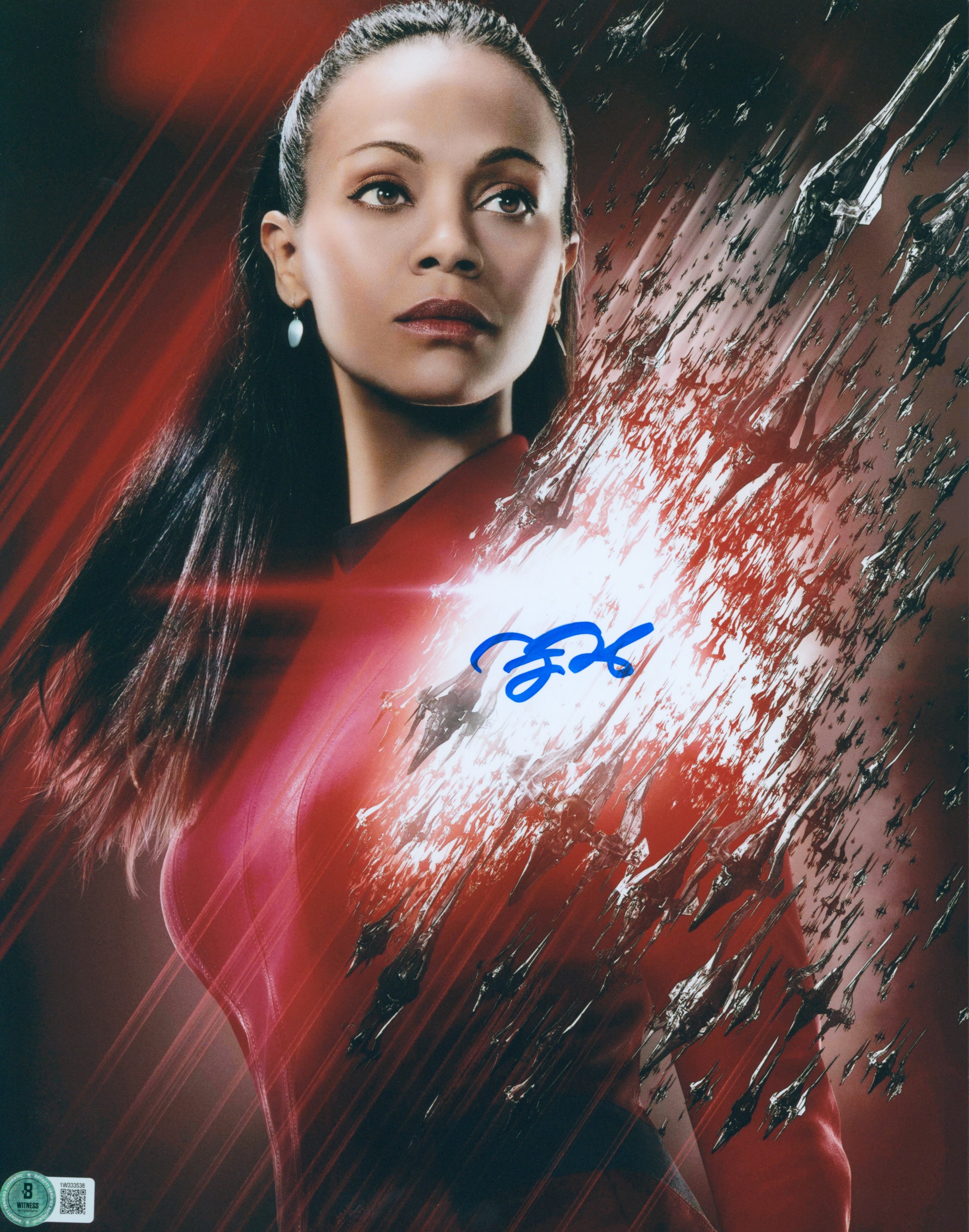 Zoe Saldana Signed "Star Trek" 11x14 Photo (Beckett) – Authentic Fans
